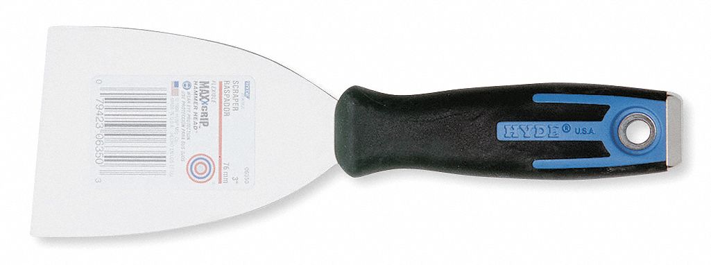 Scraper with 3 in Carbon Steel - Grainger