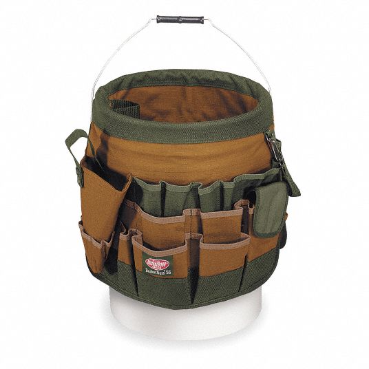 Bucket Tool Organizer, Polyester - Grainger