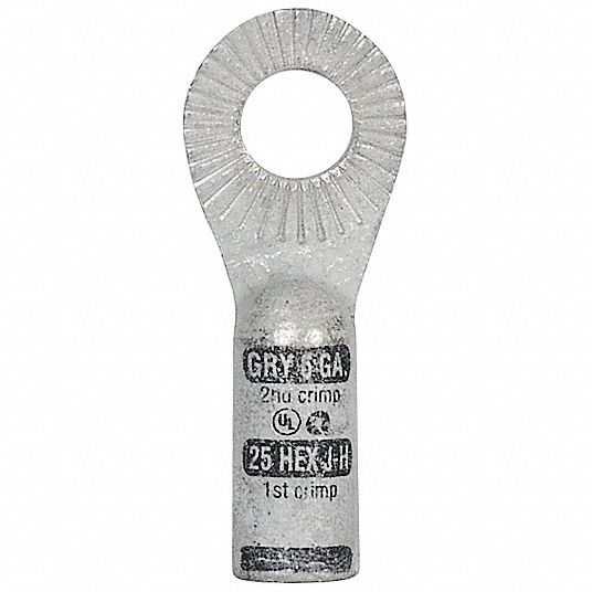 Ring Terminal, PK 10 - Grainger