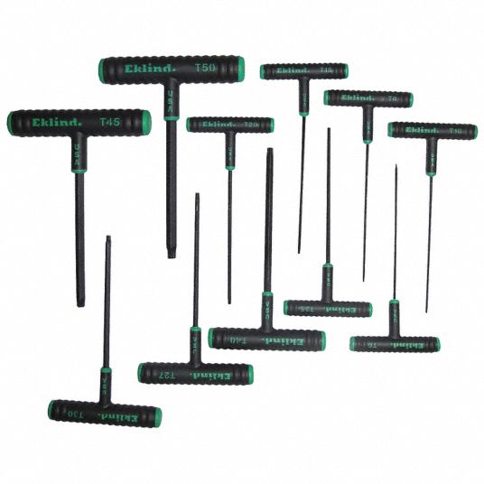 EKLIND, Long, 11 Pieces, Torx Key Set - 5LN01|68691 - Grainger