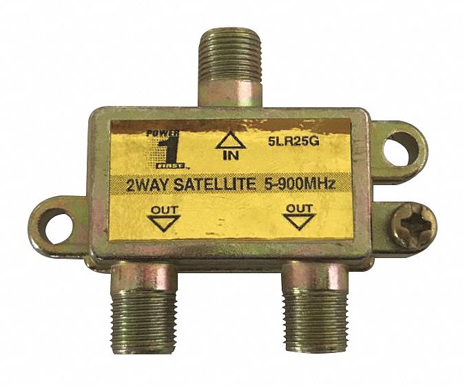 POWER FIRST, (1) F-Type Female x (2) F-Type Female Splitter, Max. 900 ...