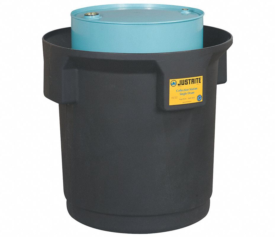 JUSTRITE Contenedor AntiDrrame p/un Tambor,66gal - Despachadores y ...