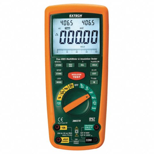 Insulation Tester, 125 to 1000VDC - Grainger