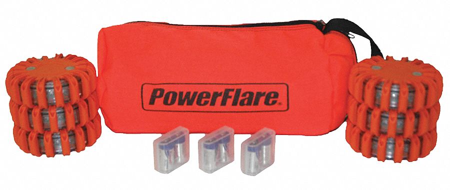 POWERFLARE Luz de Seguridad LED, Ambar, Vida Operativa Arriba de 150 ...