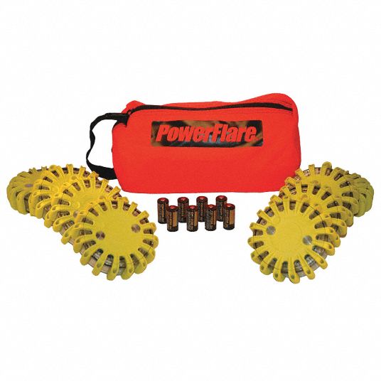 POWERFLARE, Amber, LED Road Flare - 5LUZ7|SP8O-A-Y - Grainger