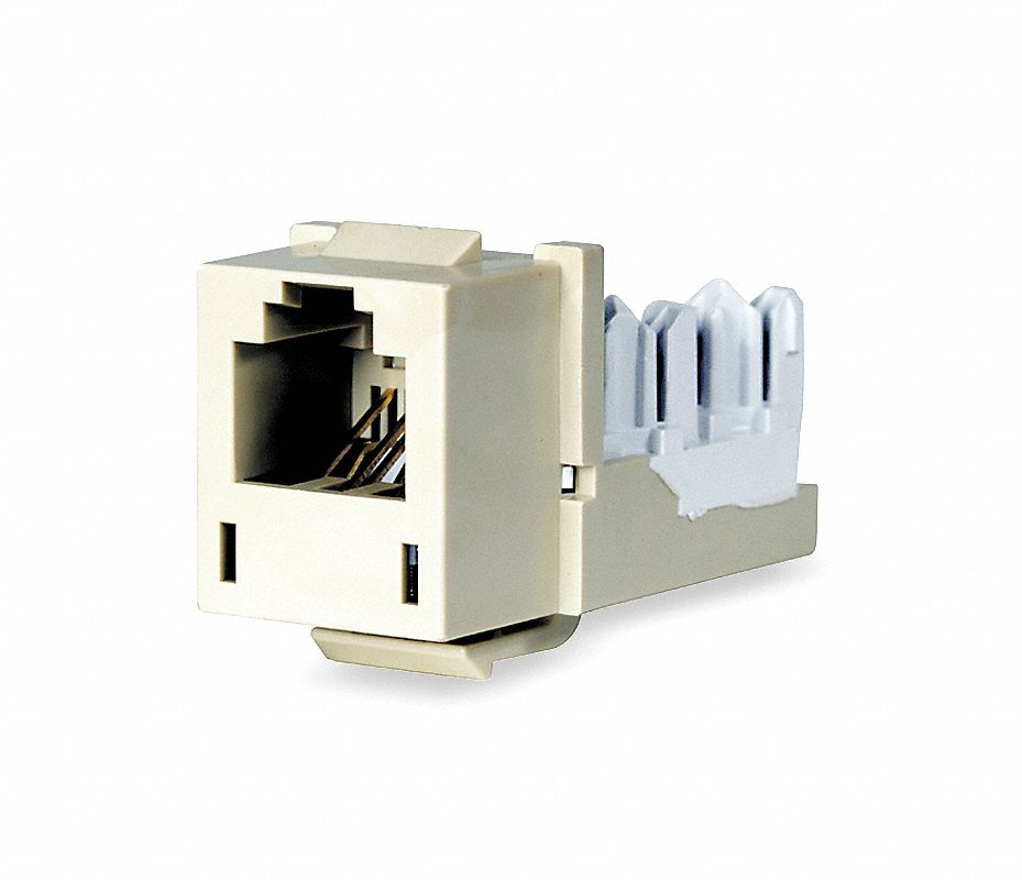 HUBBELL PREMISE WIRING Conector HXJ,RJ25,Blanco,1 Puerto - Puertos de ...