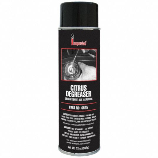 Citrus Degreaser, Aerosol Can Container Type, Ready to Use Recommended ...