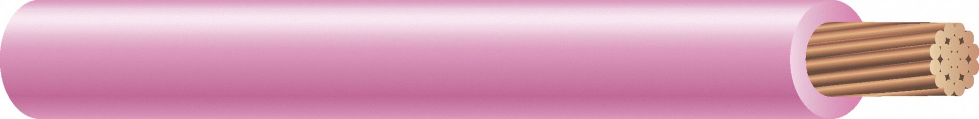 Hookup Wire, 18 AWG, 500 ft, Wire Color Pink, Voltage 600V - Grainger