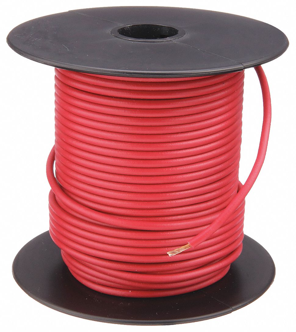 SOUTHWIRE CABLE,AUTO,14 STRD,RED,100 FT - Automotive Wire and Cable ...