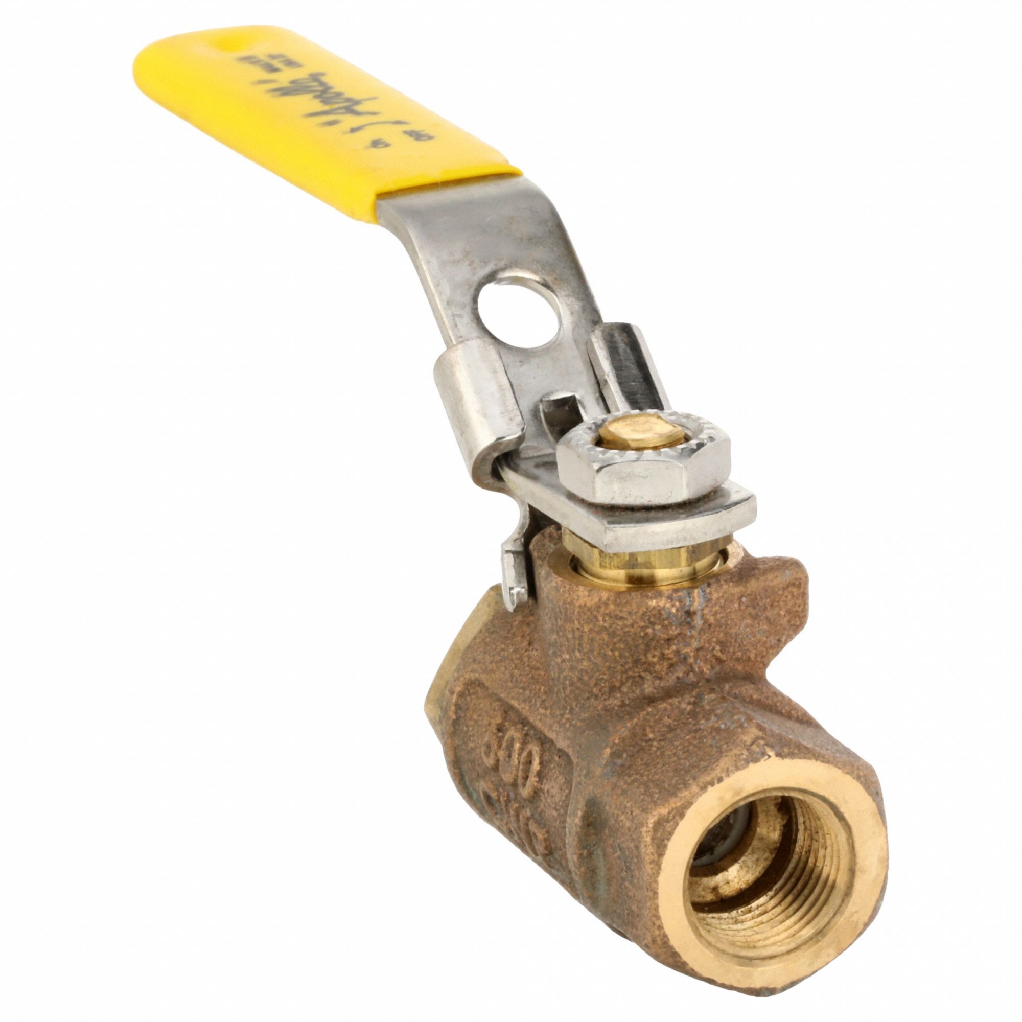 APOLLO, 3/8 in, Bronze, Manual Two-Way Ball Valve - 5LXU1|701022741 ...