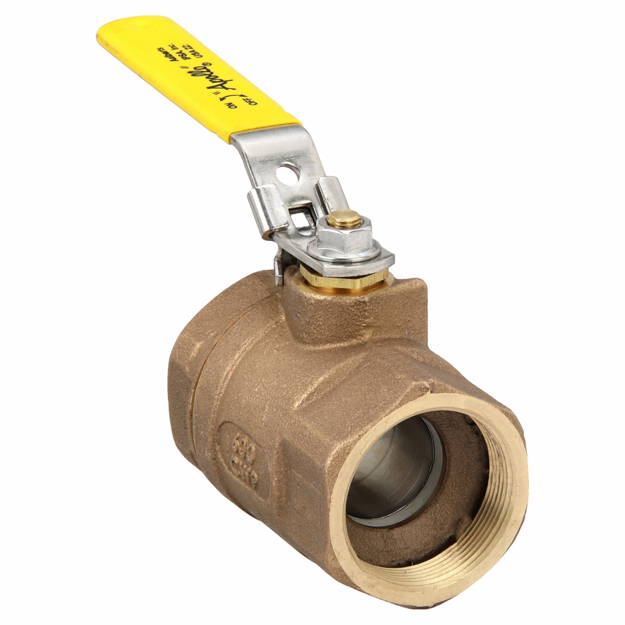 APOLLO, 2 in, Bronze, Manual Two-Way Ball Valve - 5LXU7|701082741 - Grainger