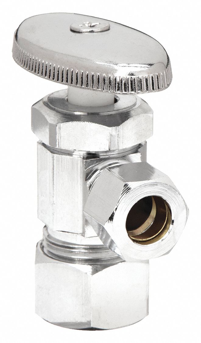 APPROVED VENDOR MULTI-TURN STOP,ANGLE,5/8 INX3/8 IN - Water Supply ...
