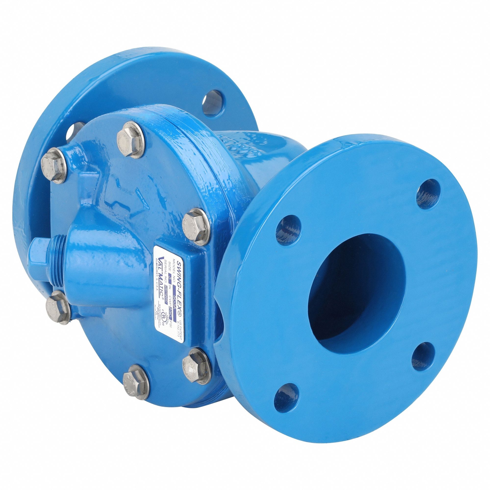 VAL-MATIC, Swing, Inline Valve Body, Swing Flex Check Valve - 5LYJ6 ...