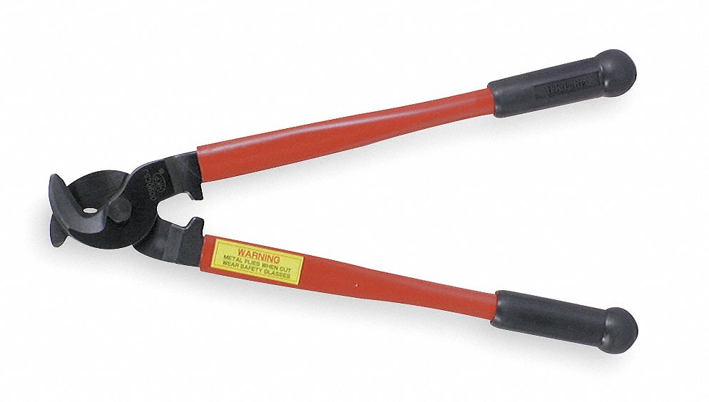 Cable Cutter, 18 in Overall Length - Grainger
