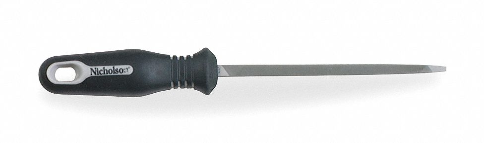 NICHOLSON Machinists File: Rectangular, Bastard Cut, 8 in Lg without ...