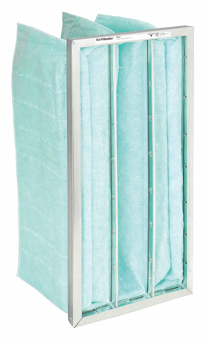 12x24x12 Nominal Filter Size, White, Pocket Air Filter - 5M359|5M359 ...