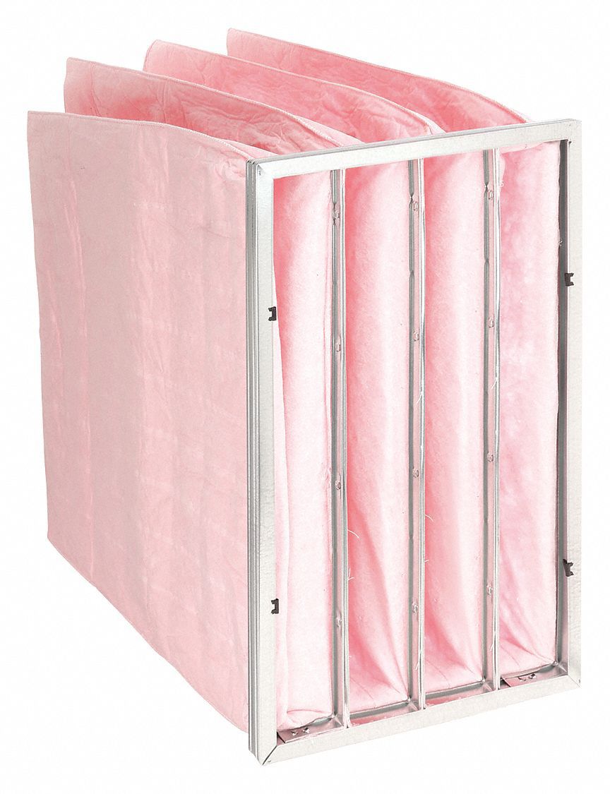 24x12x22 Nominal Filter Size, Pink, Pocket Air Filter - 5M373|5M373 ...