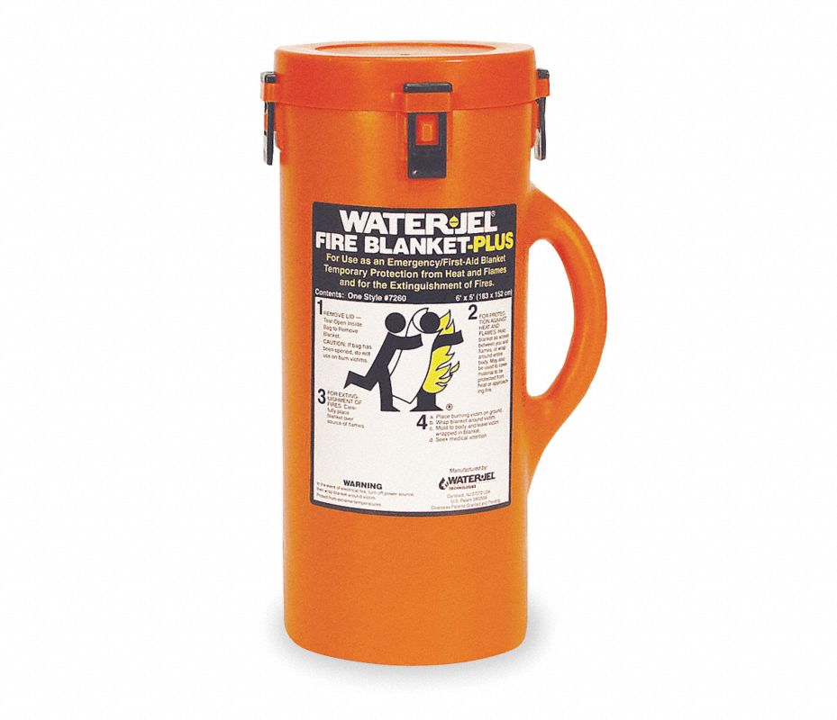WATERJEL Manta Resistente al Fuego,Color Blanco - 5M565 | 049020 ...