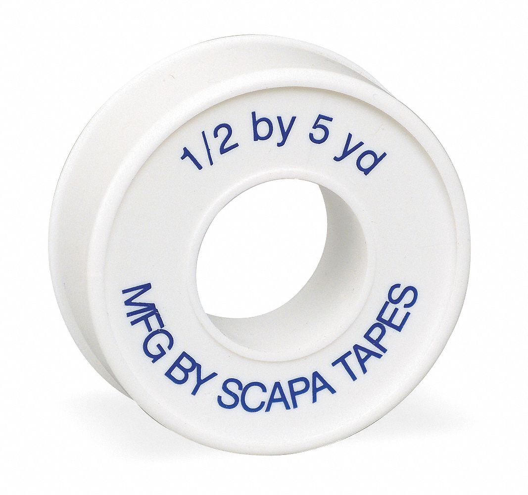 HONEYWELL, White, 5 yd Roll Lg, Adhesive Tape - 5M566|048007 - Grainger