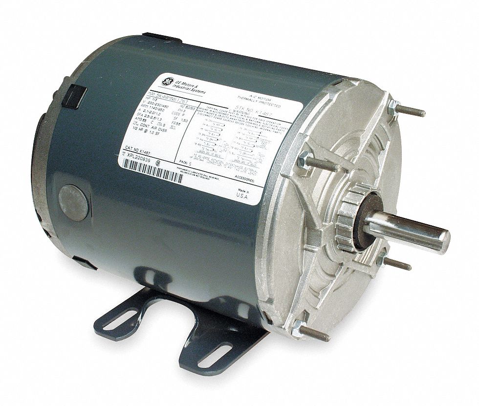 GE Motor, 1/3 HP, Direct - 5M600|5K49MN6126T - Grainger