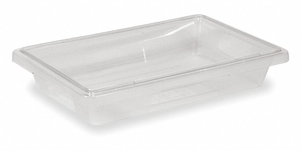 Food/Tote Box, Clear - Grainger