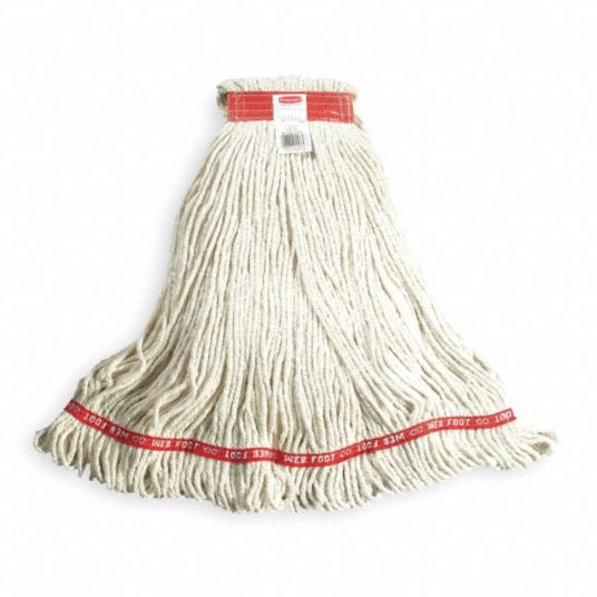 RUBBERMAID COMMERCIAL PRODUCTS, String Mop, Launderable, Wet Mop ...