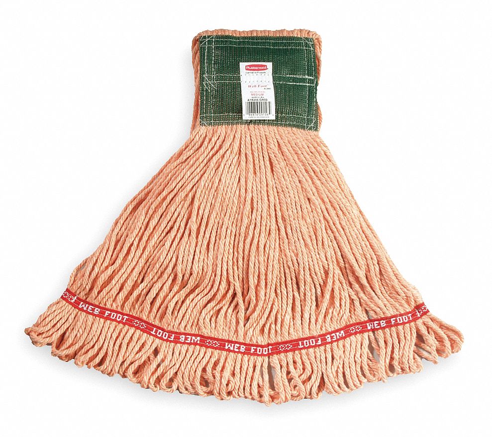 RUBBERMAID COMMERCIAL PRODUCTS, String Mop, Launderable, Wet Mop ...