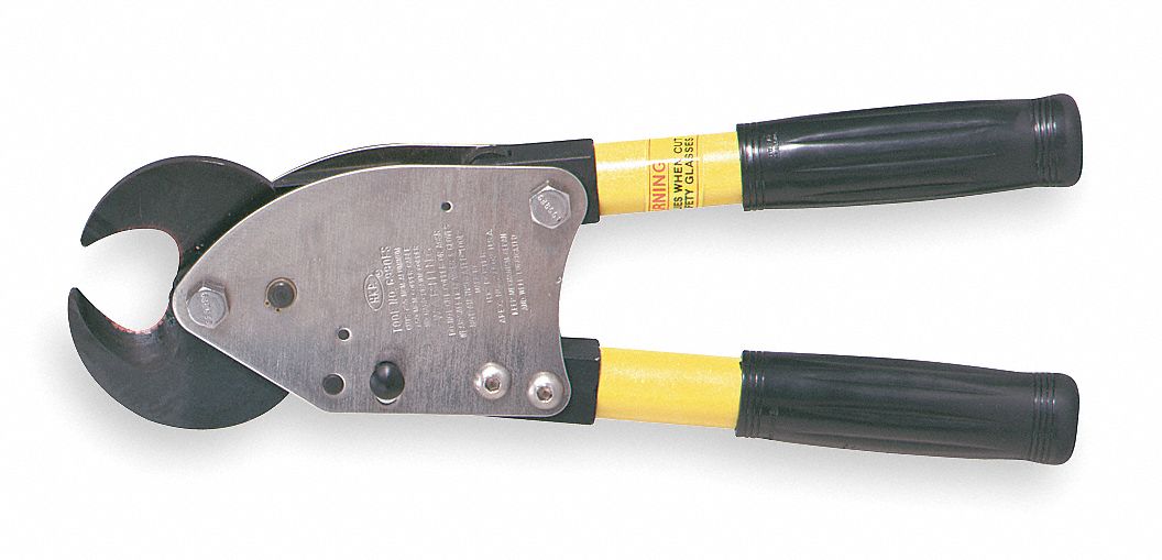 Cable Cutter, 19 in Overall Length, Shear Cut Cutting Action - Grainger
