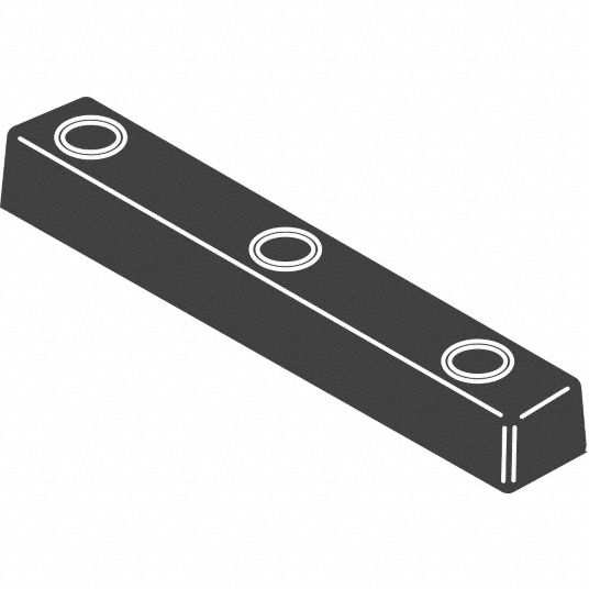 Rectangular, 2 in x 16 in x 2 in, Dock Bumper - 5MCZ9|5MCZ9 - Grainger