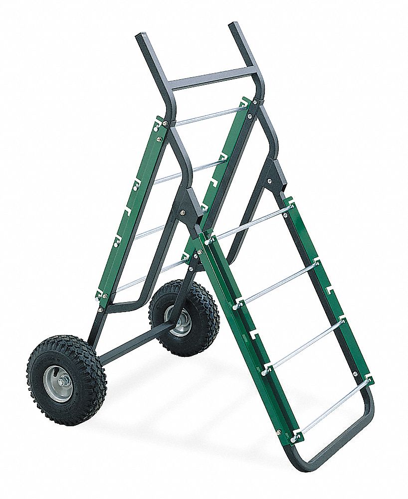Folding Wire Spool Cart, 400 lb Load Capacity, Steel - Grainger