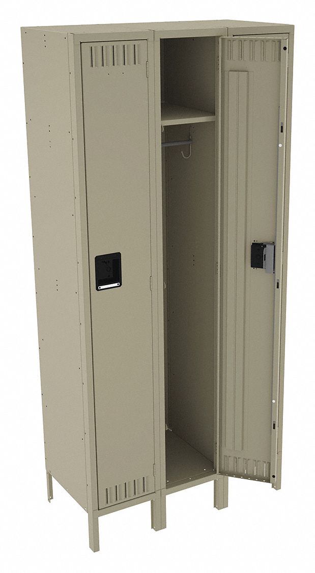 TENNSCO, 36 in x 15 in x 78 in, Louvered, Wardrobe Locker - 5MDP4|STS ...