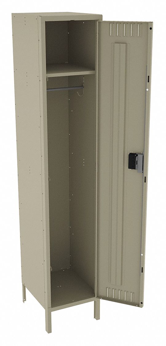 TENNSCO, 15 in x 18 in x 78 in, Louvered, Wardrobe Locker - 5MDN9|STK ...