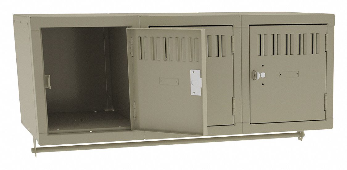 TENNSCO, 36 in x 18 in x 12 in, 1 Tiers, Wall Mount Box Locker - 5MDU9 ...