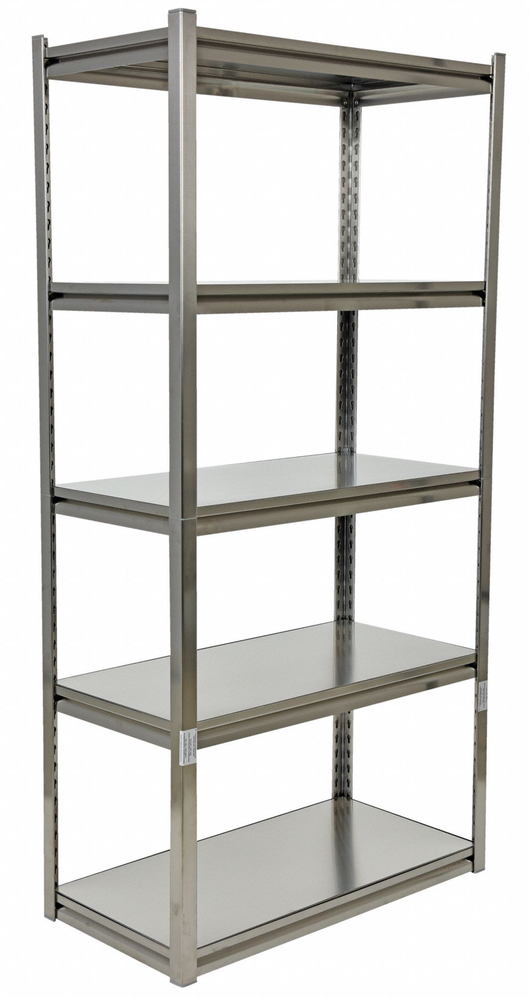 VESTIL Metal Shelving: Standalone, Medium-Duty, 36 in x 18 in, 72 in ...