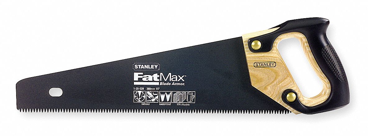 Standard Cutting Hand Saw, Blade Length 15 in - Grainger