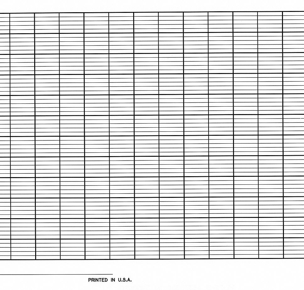 GRAPHIC CONTROLS, Roll Paper Strip Chart, 4 3/4 in Strip Chart Wd, Roll ...