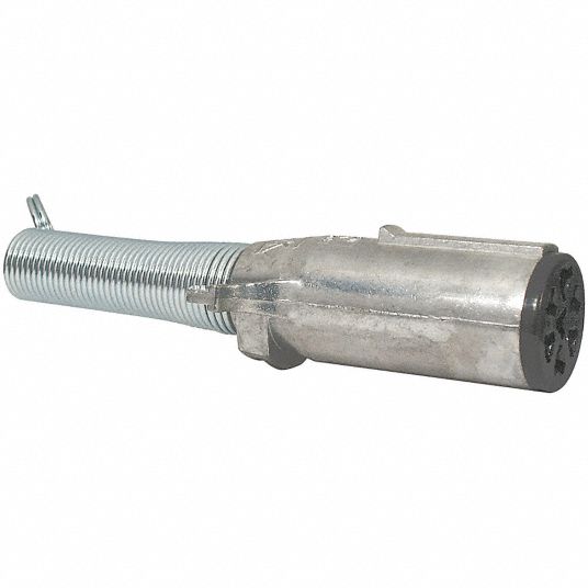 6 Way Plug Male With Spring - Grainger