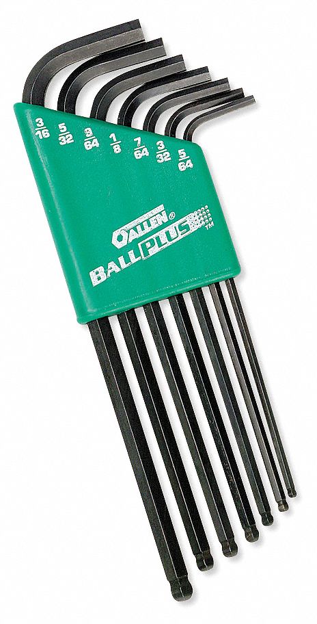 Ball End Hex Key Set, Number of Pieces 7 - Grainger