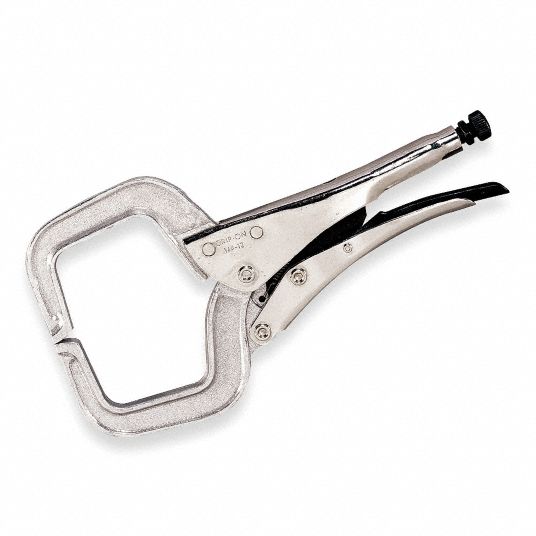 12 in Locking C-Clamp, 3 1/2 in Max. Opening - Grainger