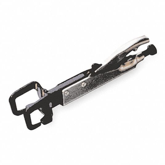 7 in Locking Axial Clamp, 5/8 in Max. Opening - Grainger