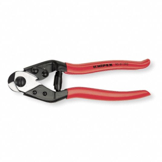 Wire Rope Cutter, 7 1/2 in Overall Length - Grainger