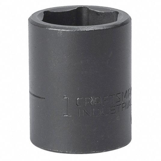 Impact Socket, Drive Type Square, Drive Size 1/2 in - Grainger