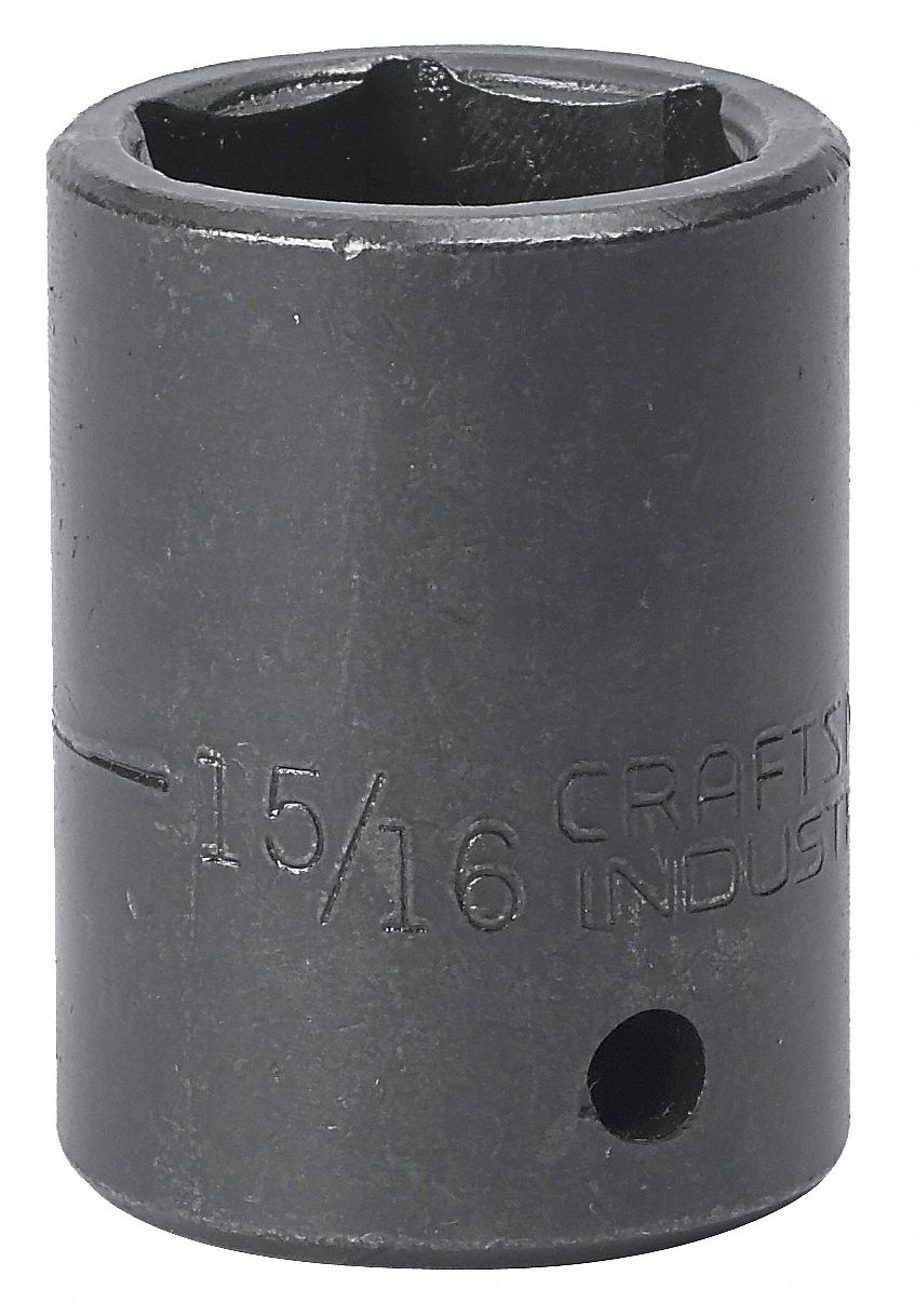 Impact Socket, Drive Type Square, Drive Size 1/2 in - Grainger