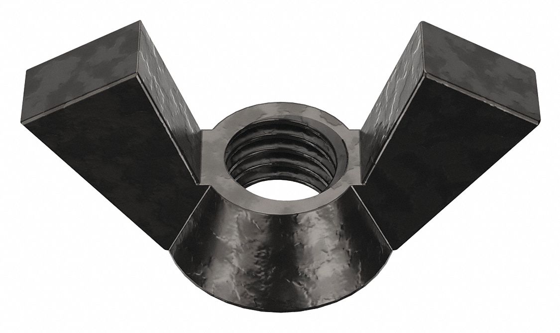1/2"-13 Thread Size, Malleable Iron, Wing Nut - 5MNC3|0-GH-780F17 ...