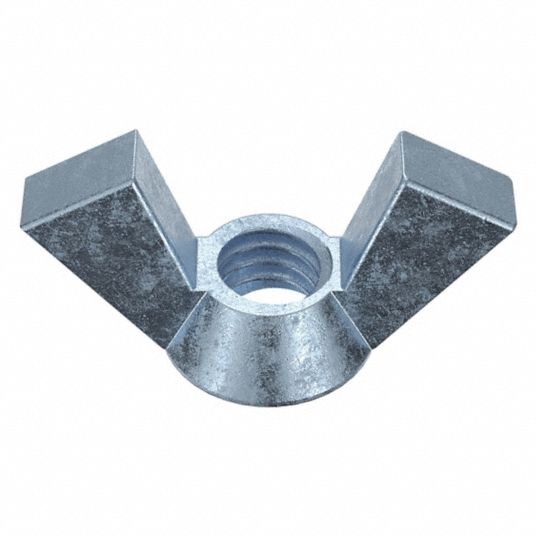 5/16"-18 Thread Size, Steel, Wing Nut - 5MNC9|0-DE-788B87- - Grainger