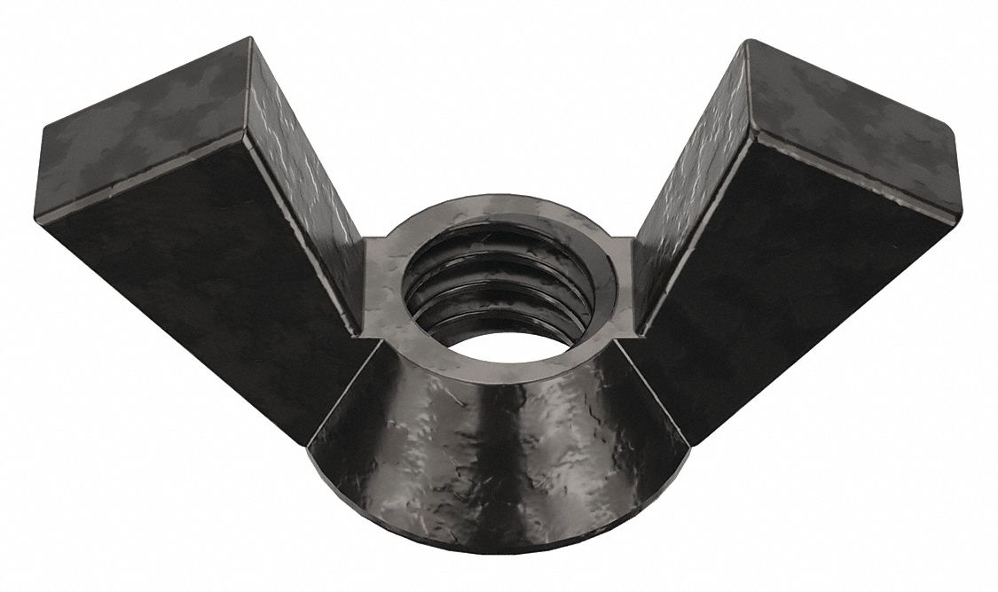 5/16"-18 Thread Size, Malleable Iron, Wing Nut - 5MNE0|0-DE-816BM7 ...