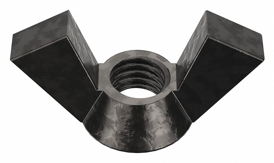 1/2"-13 Thread Size, Iron, Wing Nut - 5MNE6|0-GH-819AM7- - Grainger
