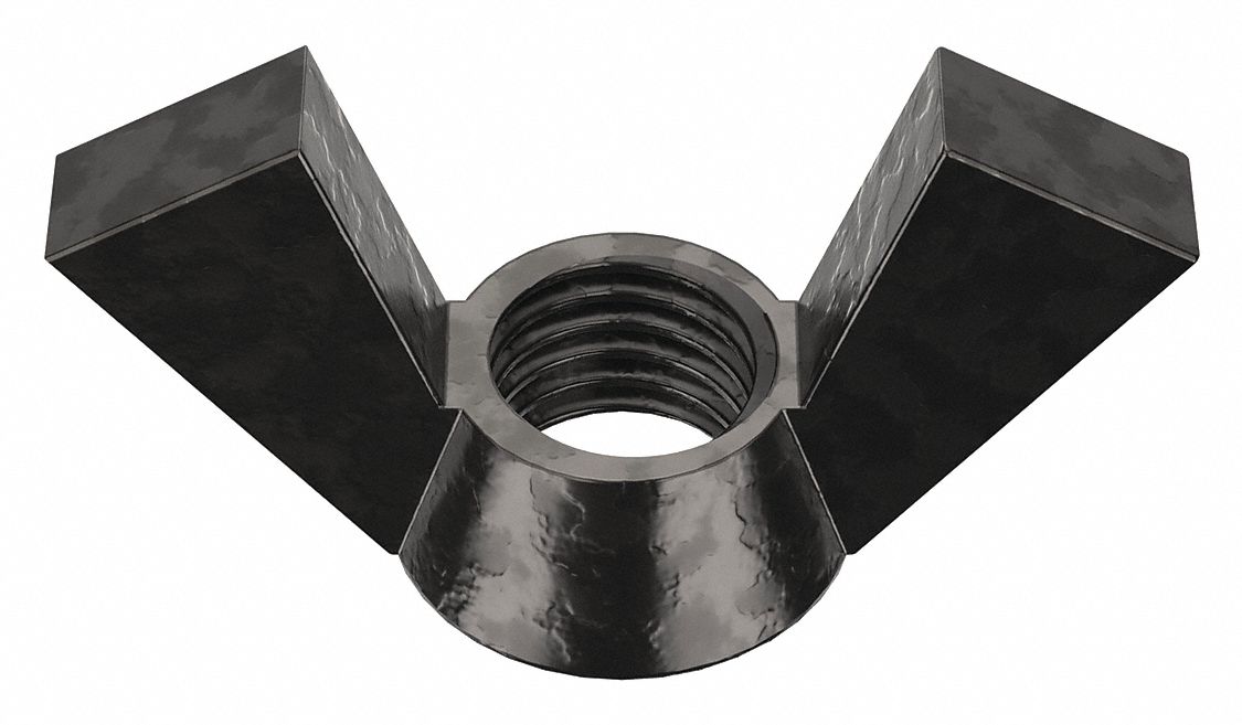 3/4"-10 Thread Size, Iron, Wing Nut - 5MNF1|0-JJ-864-67- - Grainger