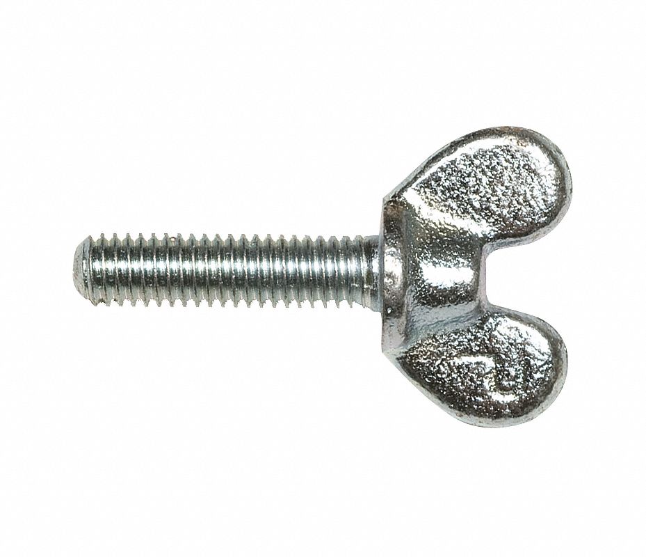 GRAINGER APPROVED Tornillo Mariposa,Ala,Malleable,PQ25 - Tornillos de Ajuste - 5MNG7 | 1-CDJ-02 ...