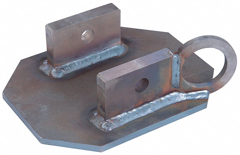 3M DBI-SALA Steel Anchor Base: 2 3/4 in Overall Ht, 3M DBI-SALA ...